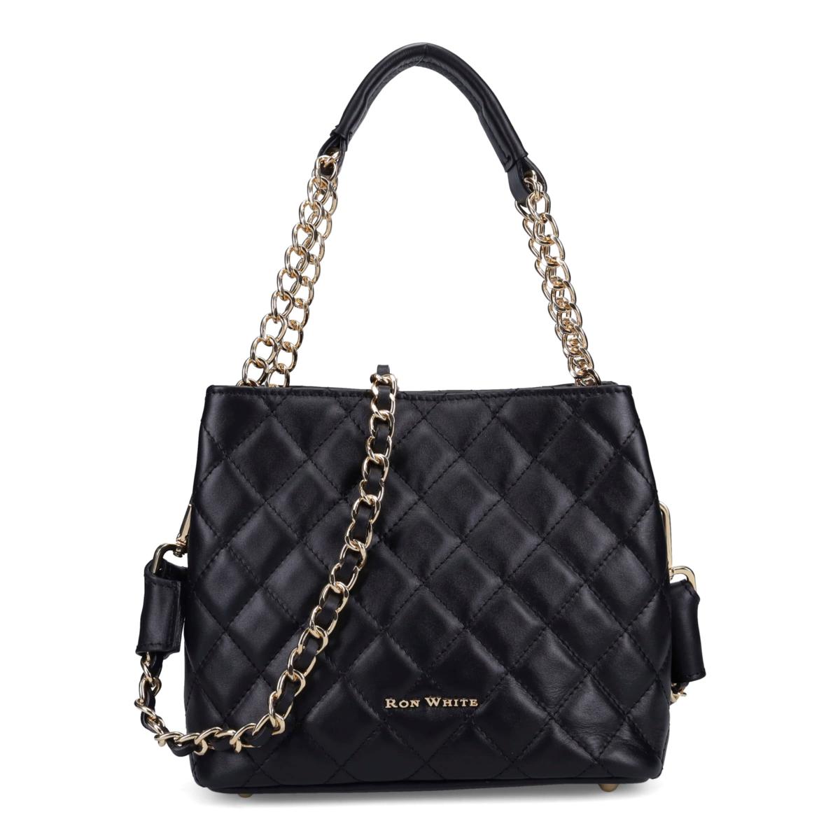Ron White Easton Quilted Nappa Leather Satchel Bag | HSN