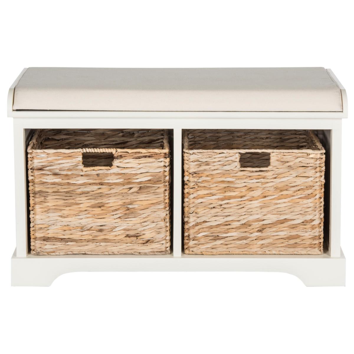 Safavieh Freddy Wicker Storage Bench 8328110 HSN
