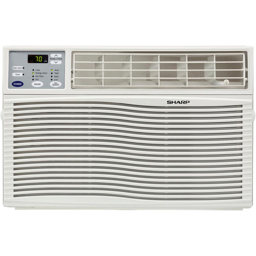 10 000 BTU 110-Volt Window-Mounted Air Conditioner with Rest Easy ...
