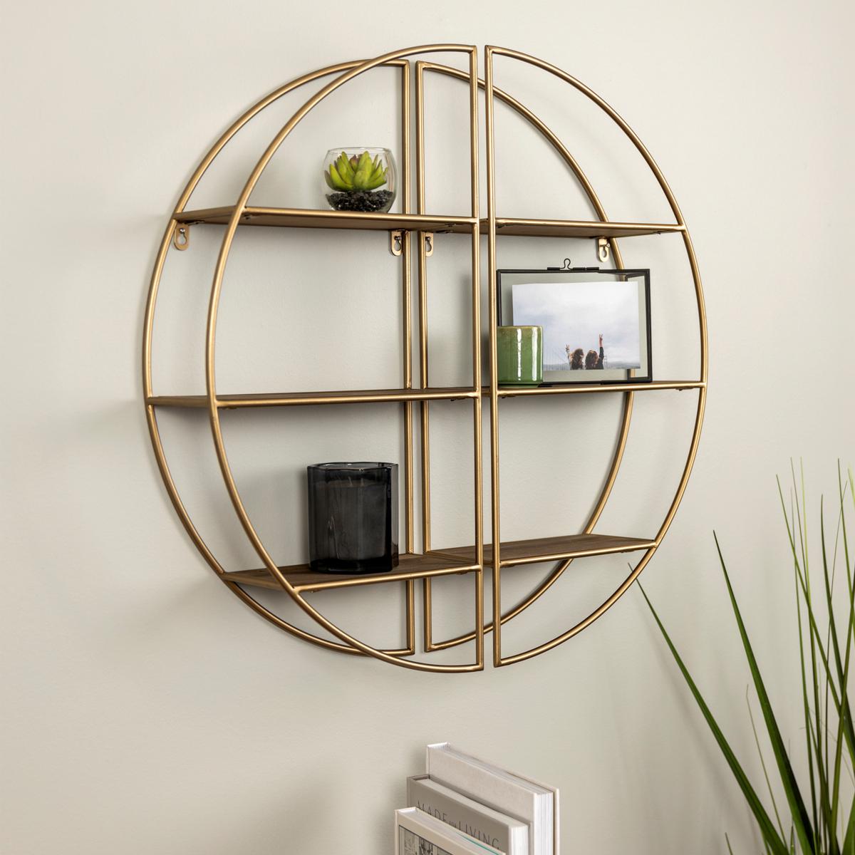 Decorative Metal Wall Shelf