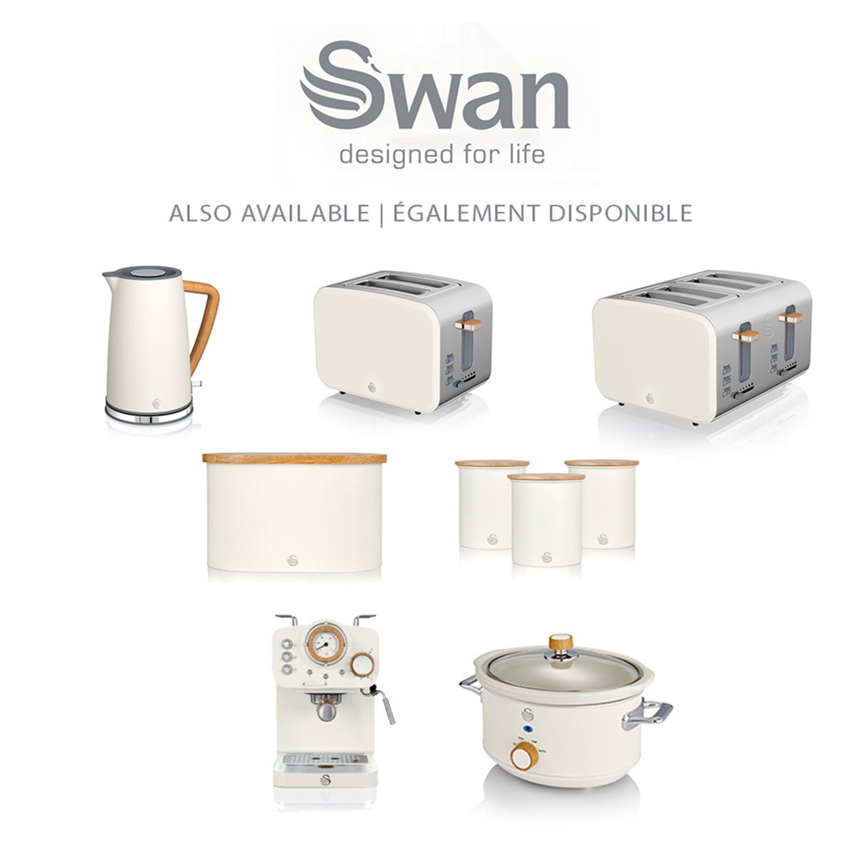 3.5L Slow Cooker Swan Colour White