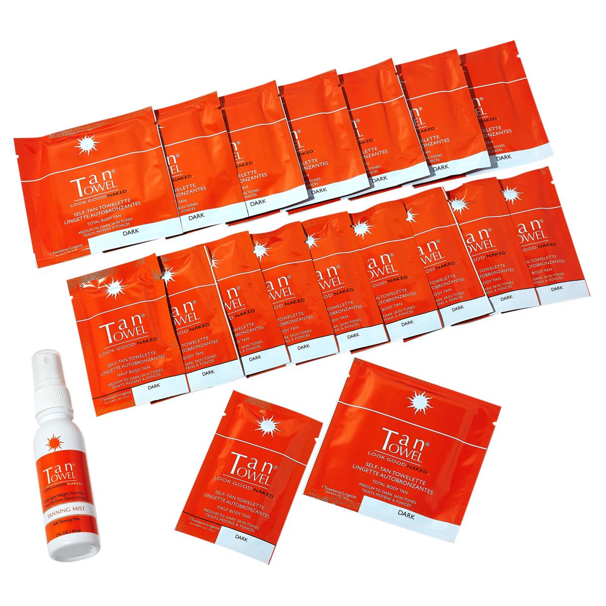 TanTowel Summer Dark Self Tanning Kit Auto-Ship® - 22656599 | HSN
