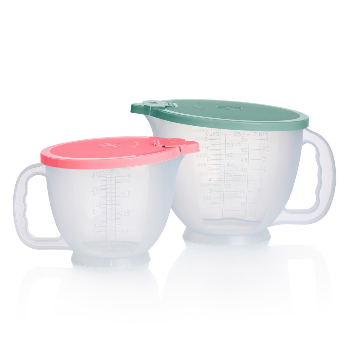 Tupperware® 4-Cup and 8-Cup Mix & Store Pitcher Set | HSN
