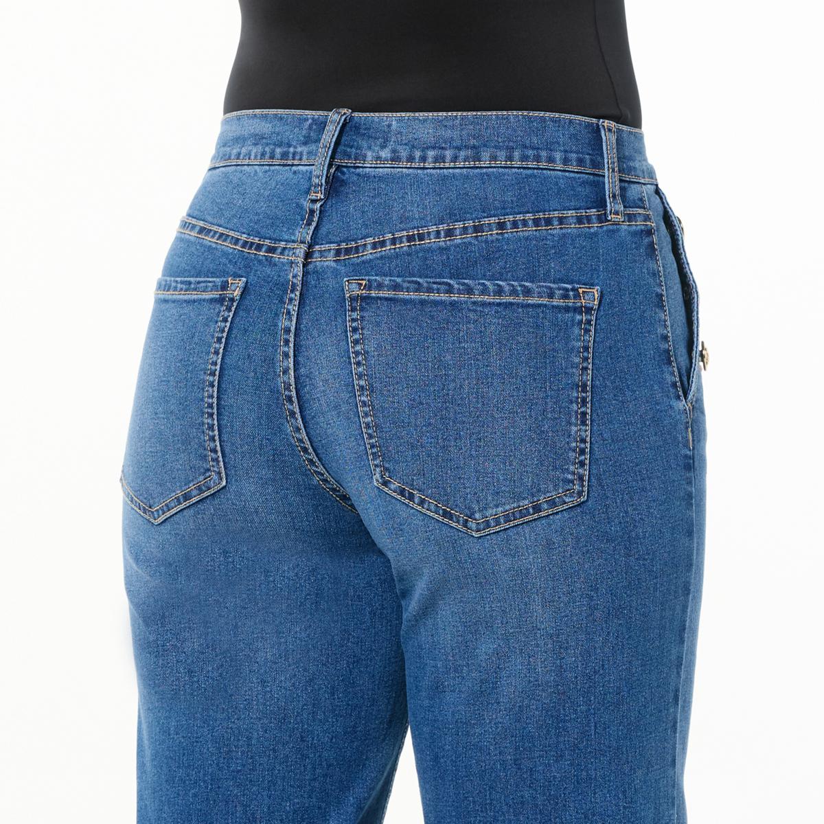TWRHLL by Christie Brinkley Mid-Rise Relaxed Wide-Leg Jean TWRHLL by Christie Brinkley Mid-Rise Relaxed Wide-Leg Jean