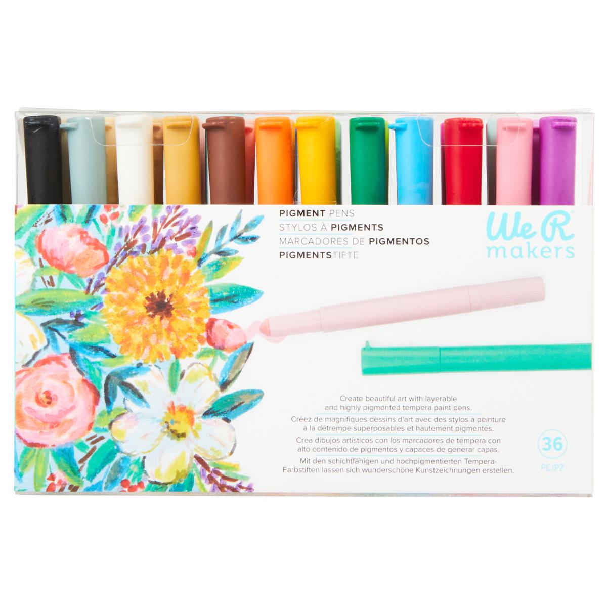 We R Makers Pigment Pens Set of 36 - 22270033 | HSN
