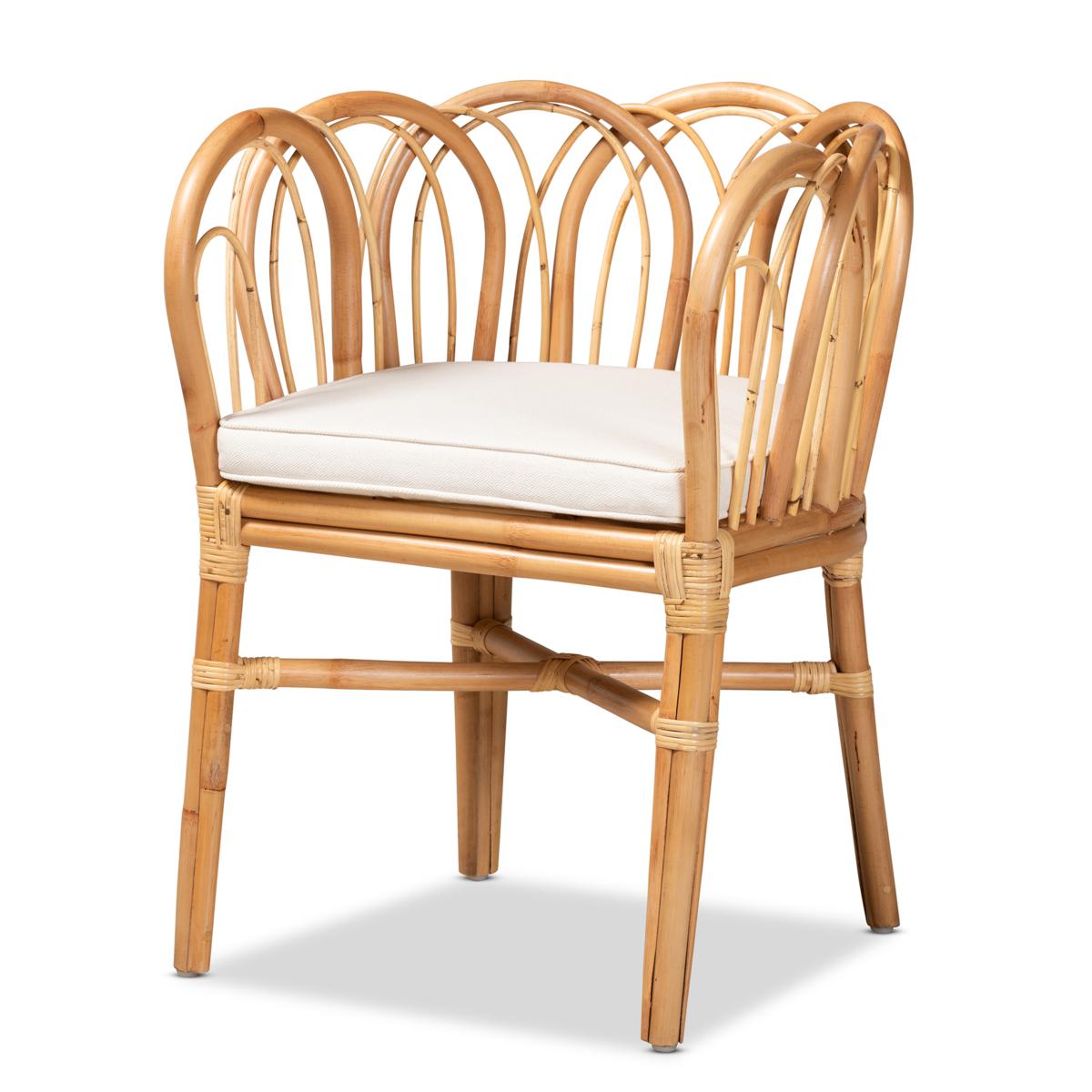 Wholesale Interiors Melody Natural Finished Rattan Chair - 20150736 | HSN