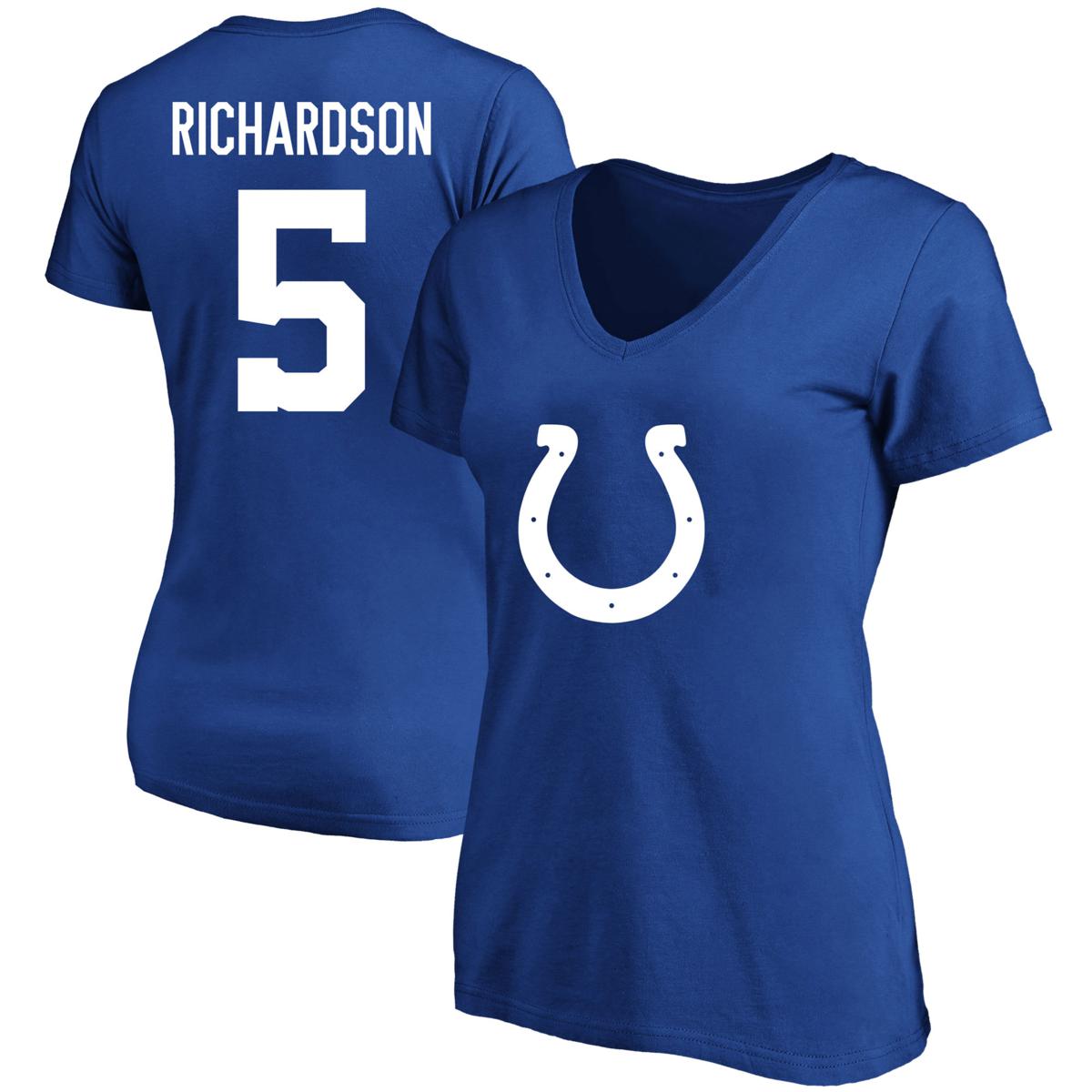 Women's Fanatics Anthony Richardson Royal Indianapolis Colts Plus Size ...
