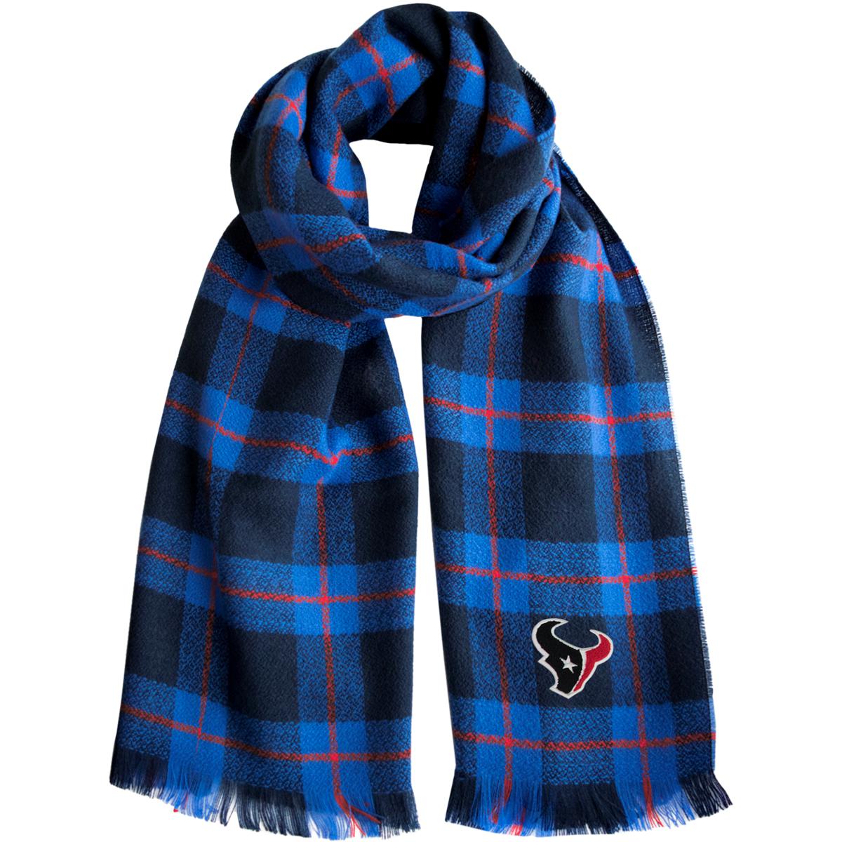 Women's Little Earth Houston Texans Plaid Blanket Scarf - 21575792 | HSN