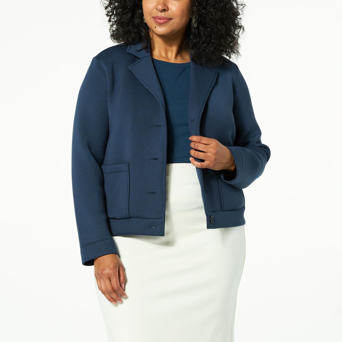 WynneLayers Scuba Pop Jacket - 20637713 | HSN
